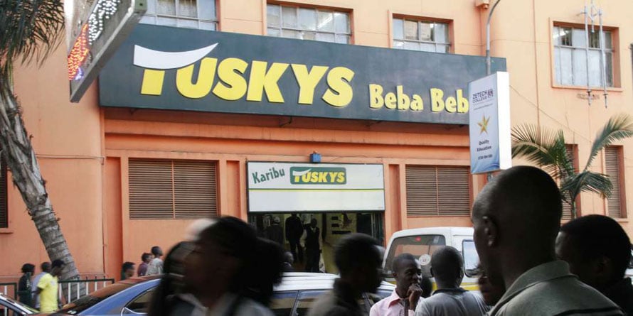 Ex-Tuskys Beba Beba turned into trade stalls - Business Daily