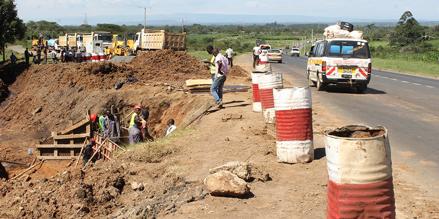 Salgaa dual road building finally begins - Business Daily