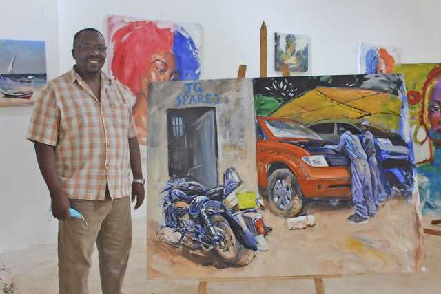 Patrick, the painter opens a gallery - Business Daily