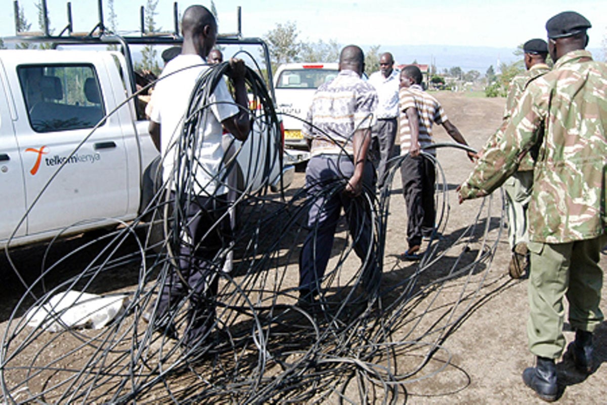 Telephone, power cable thieves face Sh5m fine or 10 years in jail ...