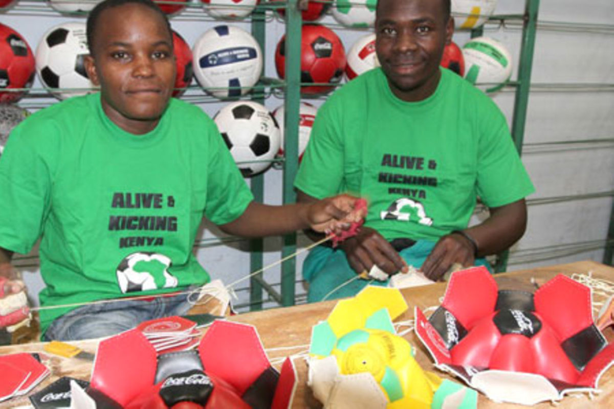 Football maker gives jobs, hope to youth in slums - Business Daily