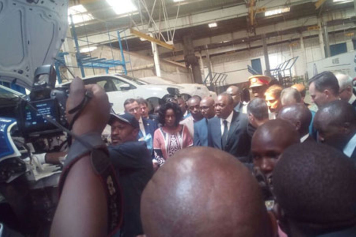 Volkswagen unveils Sh1.65m passenger car as Uhuru inaugurates plant in ...