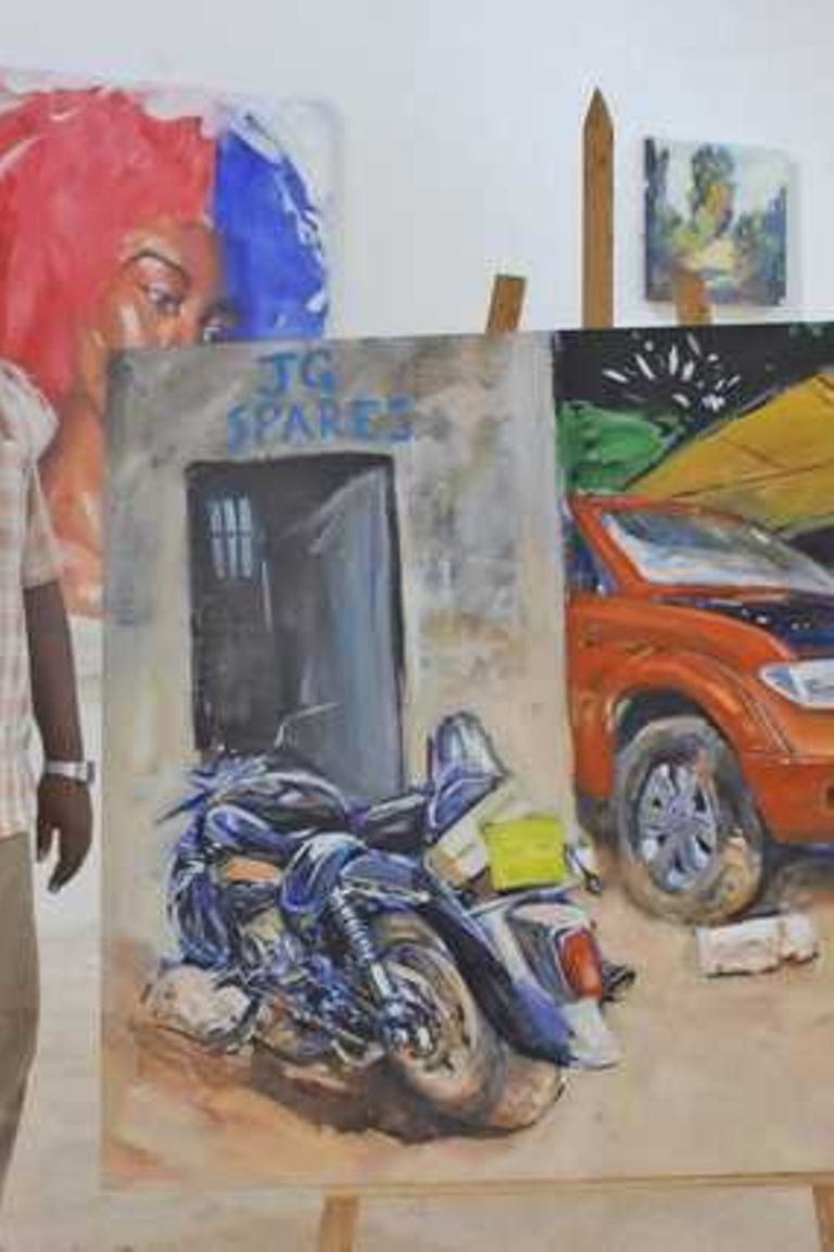 Patrick, the painter opens a gallery - Business Daily