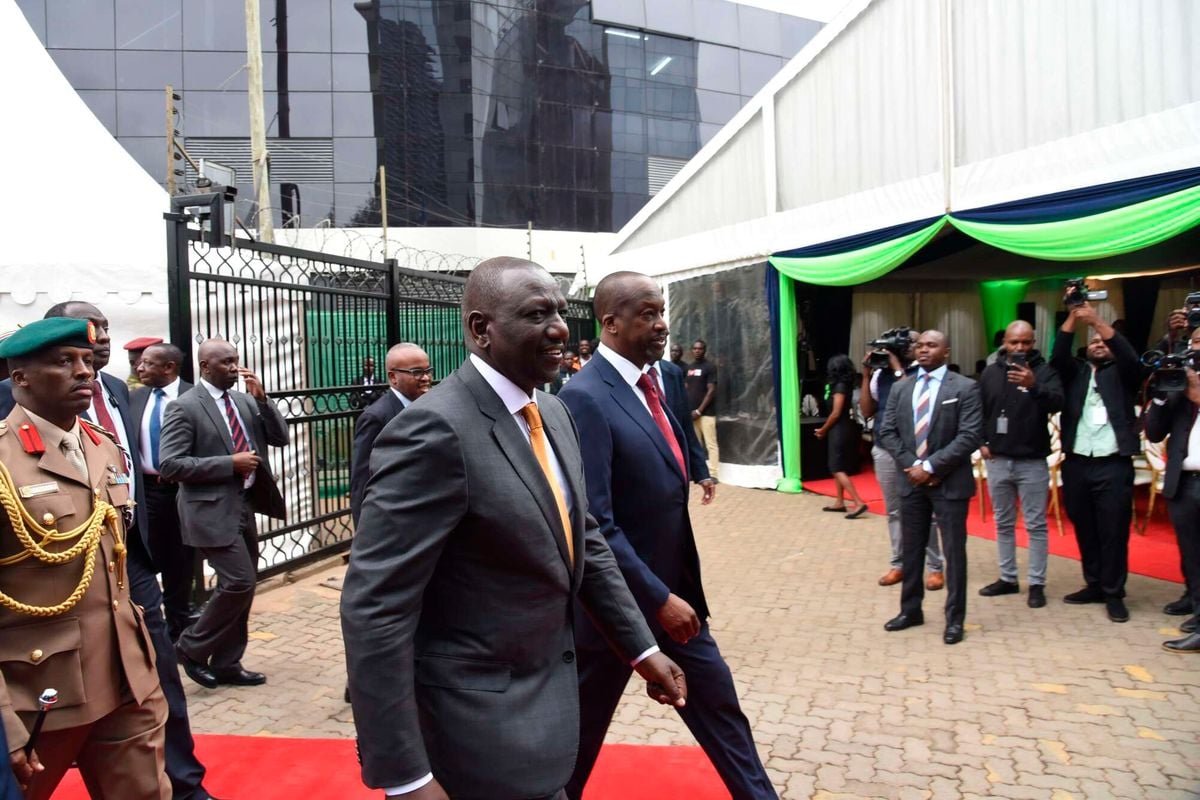 President Ruto NSE early arrival sends corporate chiefs into frenzy ...