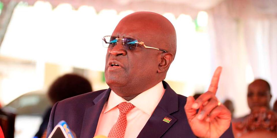 Ex-Education CS George Magoha returns to class as don - Business Daily