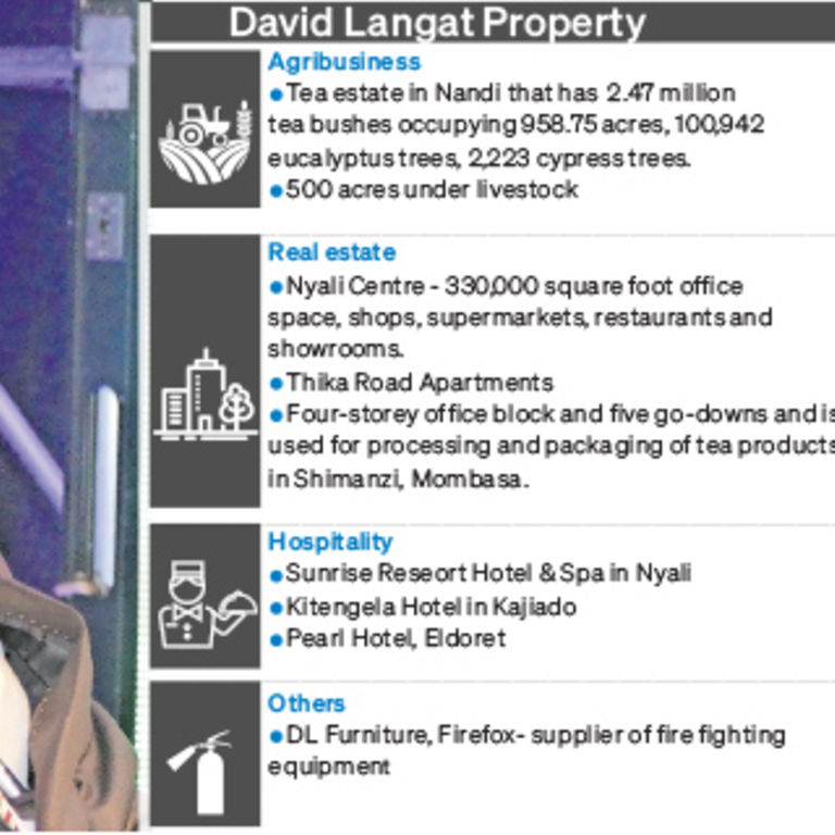 Auctioneers shake billionaire David Langat’s empire over Sh2.1bn debt - Business Daily