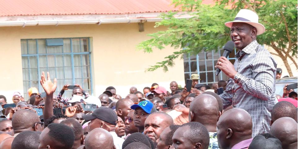 President Ruto hit with 'flying shoe' during tour in Migori - Business ...